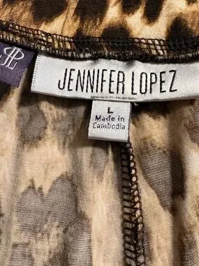 Jennifer Lopez | Pants & Jumpsuits | Jennifer Lopez Taupe And Black ...